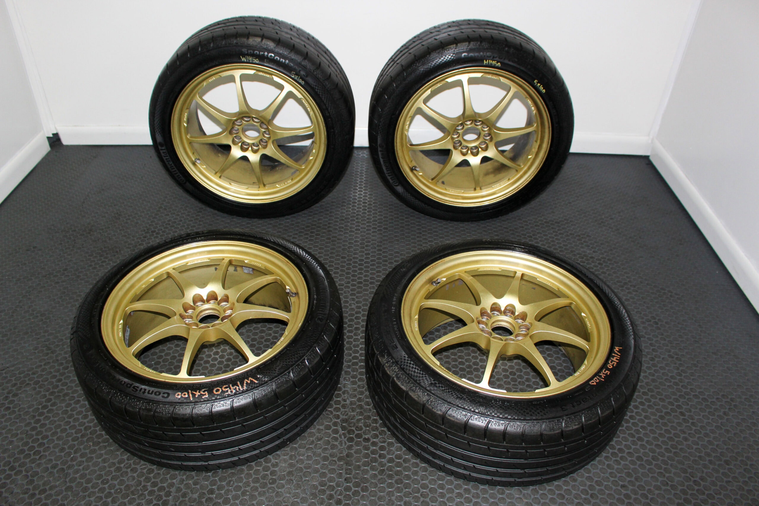 Rare TAN-EI-SYA (TWS) RF38 Forged Wheels – 17x8J +45 | 5x100 | Set of 4 ...