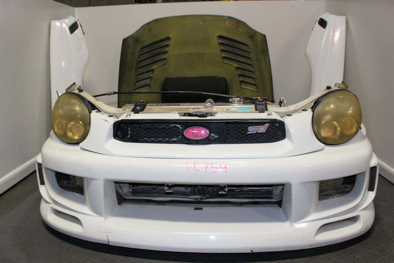 JDM Subaru Impreza WRX STI Complete Bugeye Nose Cut – HID Headlights ...