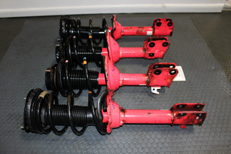 Clean Set of 2002–2003 JDM Subaru WRX STI GDB Pink Struts with Springs ...